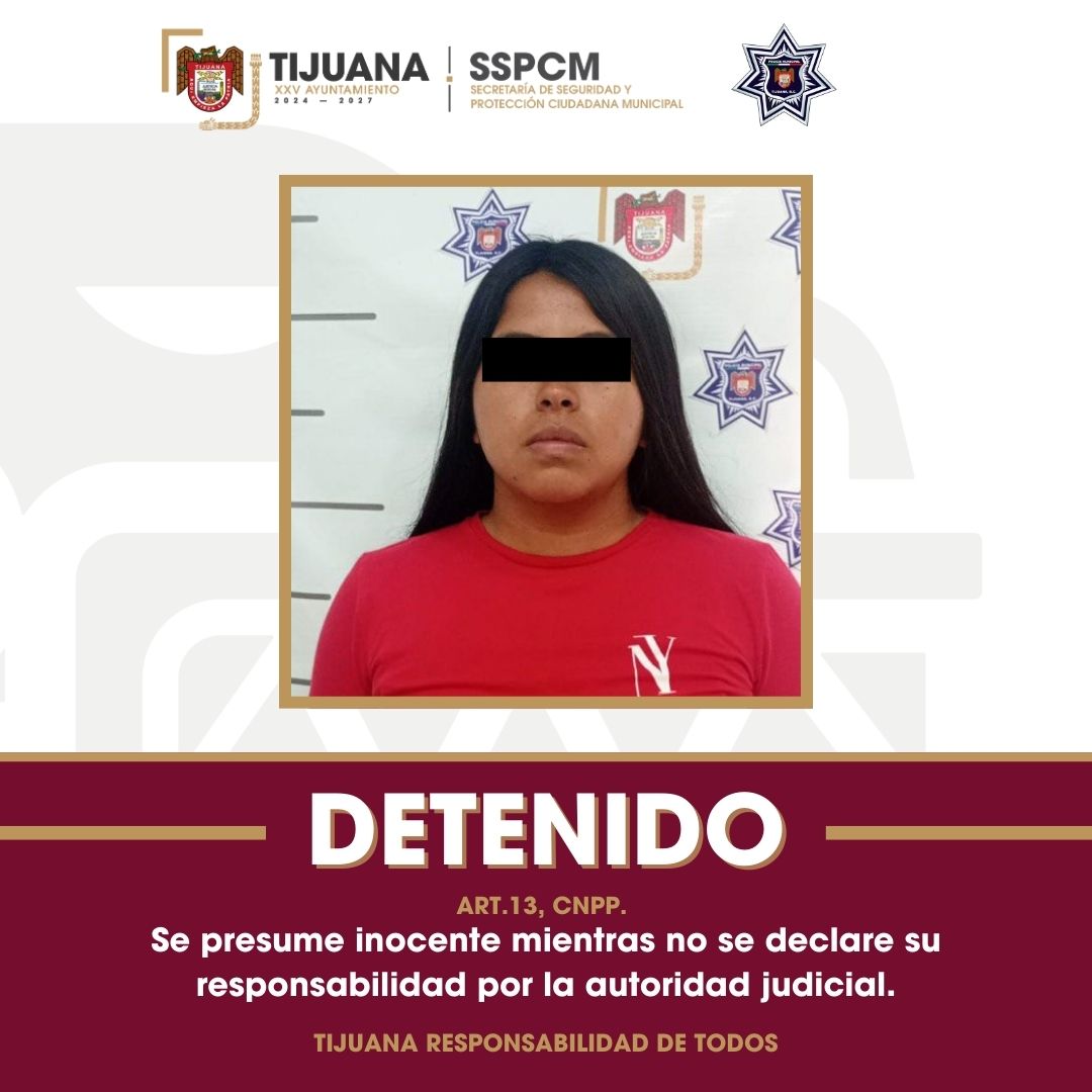 Detienen a mujer por robo reincidente en Bodega Aurrerá