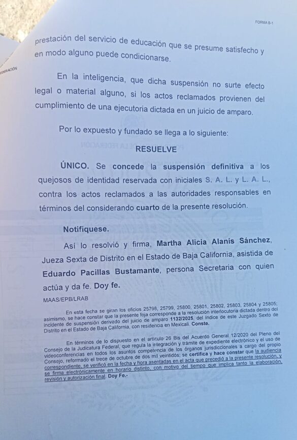 Desacata BC resolución judicial para educar a niños autistas de Mexicali