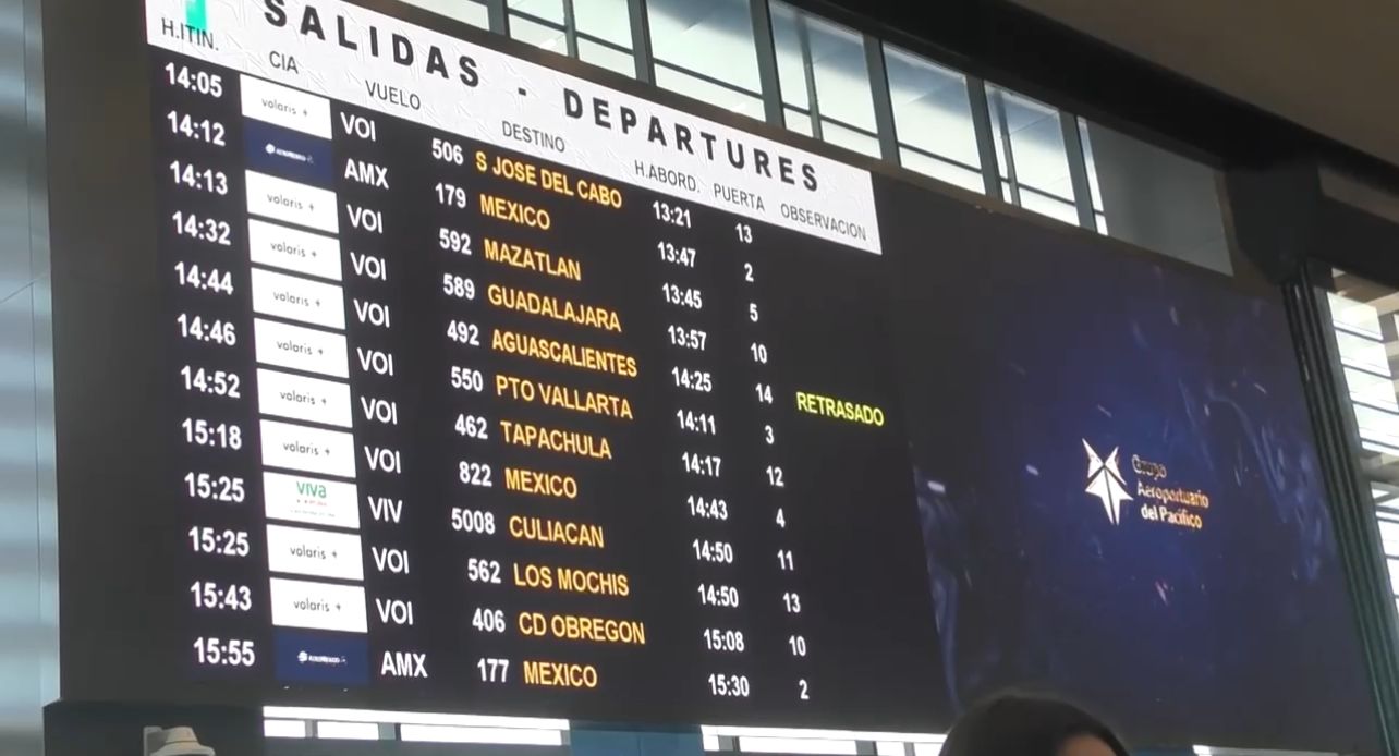 Neblina paraliza aeropuerto de Tijuana: 34 vuelos cancelados y 29 con ...