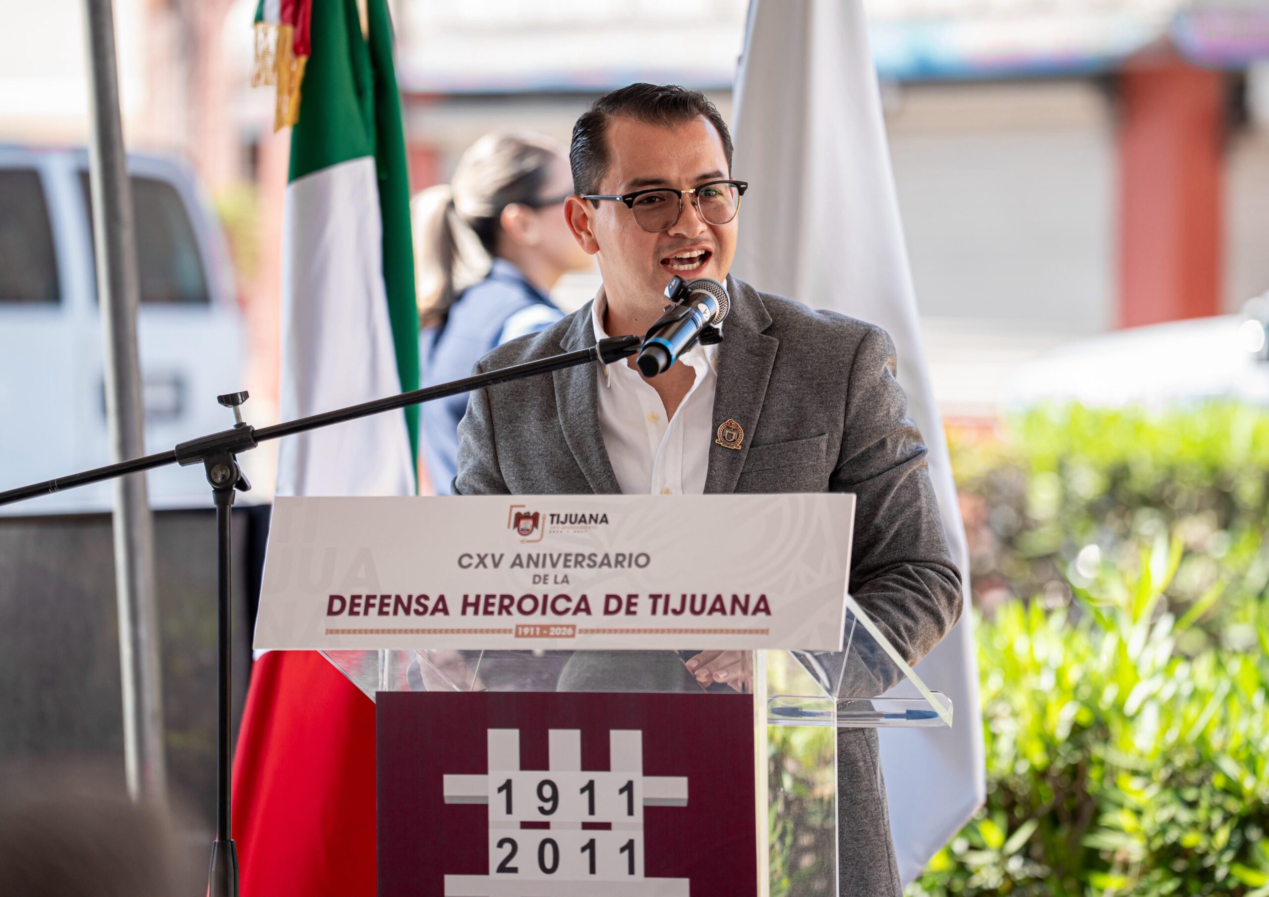Abdiel Gutiérrez encabeza aniversario de la defensa heroica de Tijuana